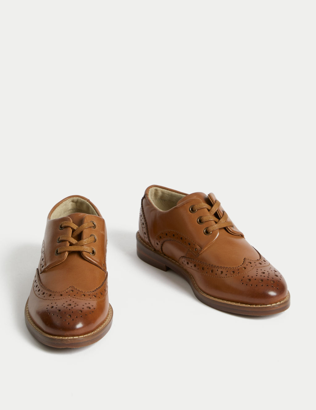 Kids' Leather Brogues (8 Small - 2 Large) | M&S Collection | M&S