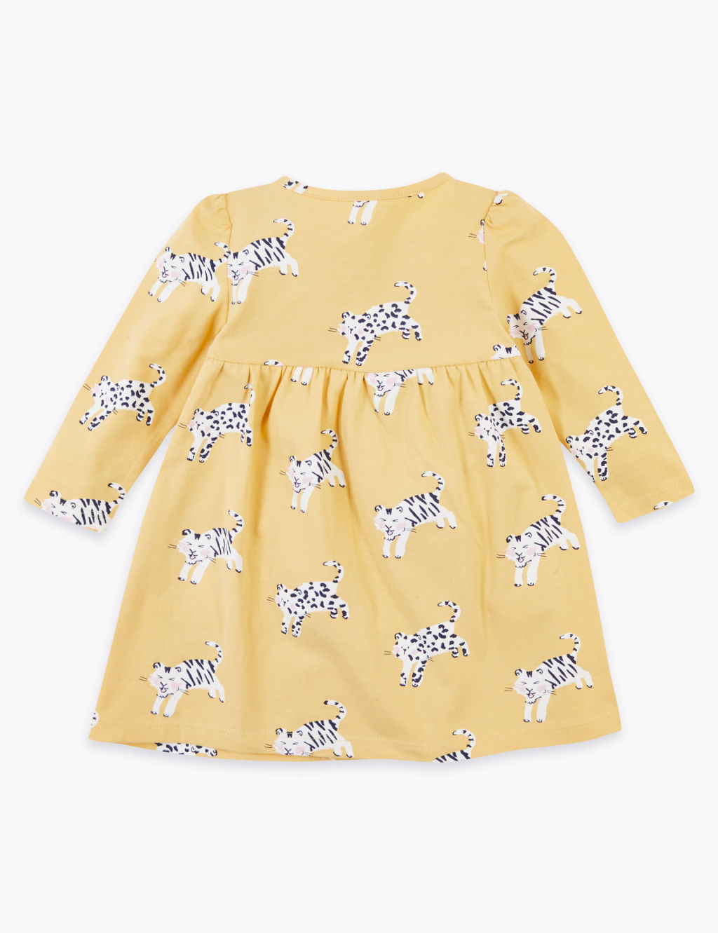 Cotton Rich Leopard Design Dress | M&S