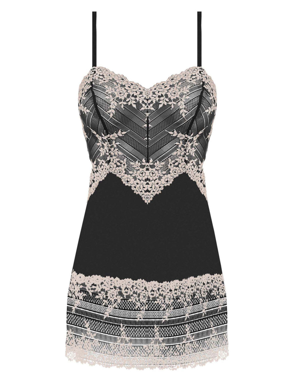 Embrace Floral Lace Short Chemise | Wacoal | M&S