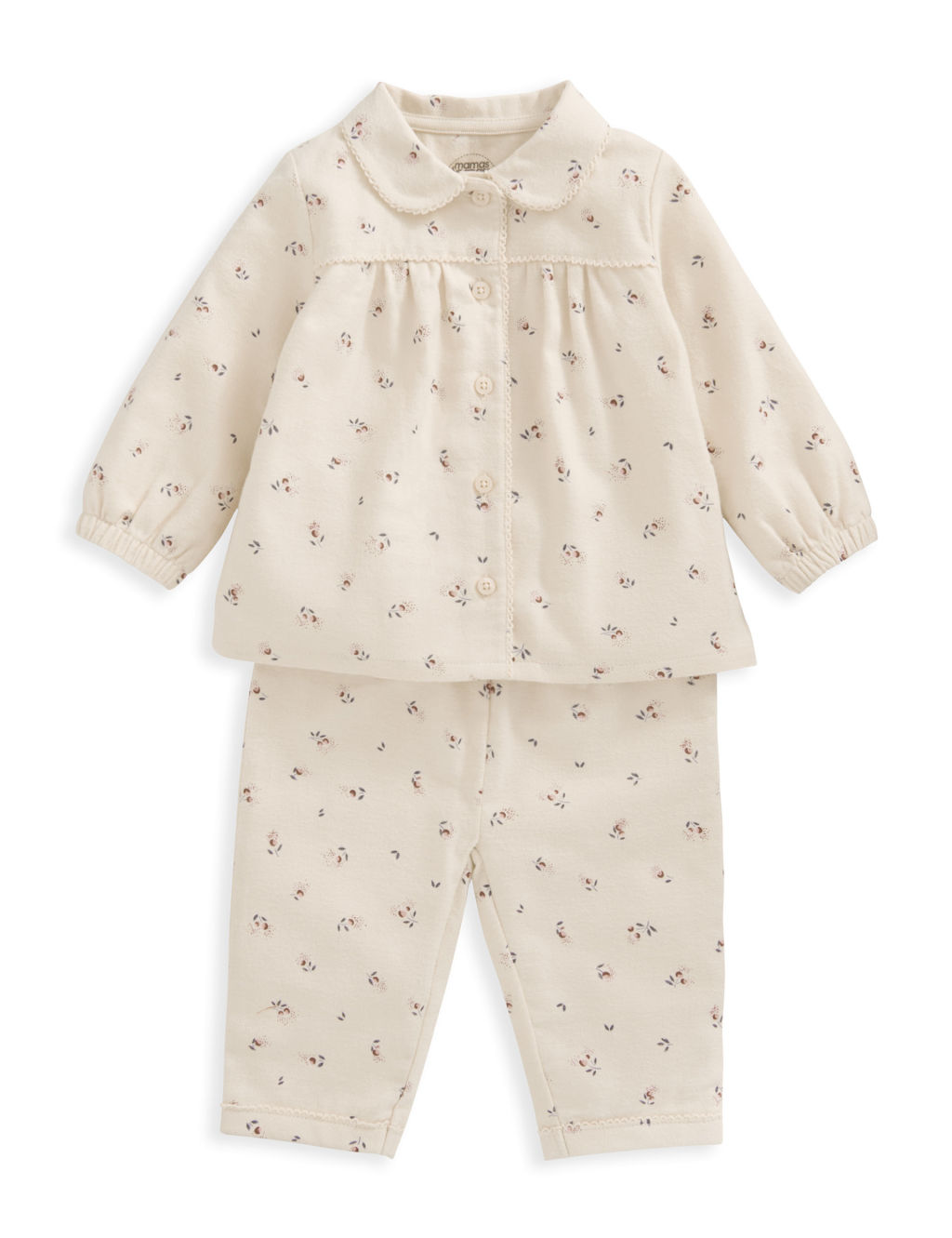 Pure Cotton Cherry Pyjamas (0-3 Yrs) | Mamas & Papas | M&S