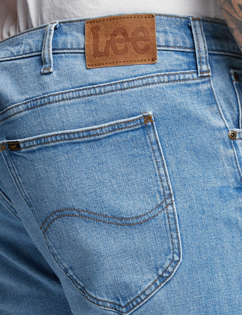 Straight Fit 5 Pocket Stretch Jeans | Lee | M&S