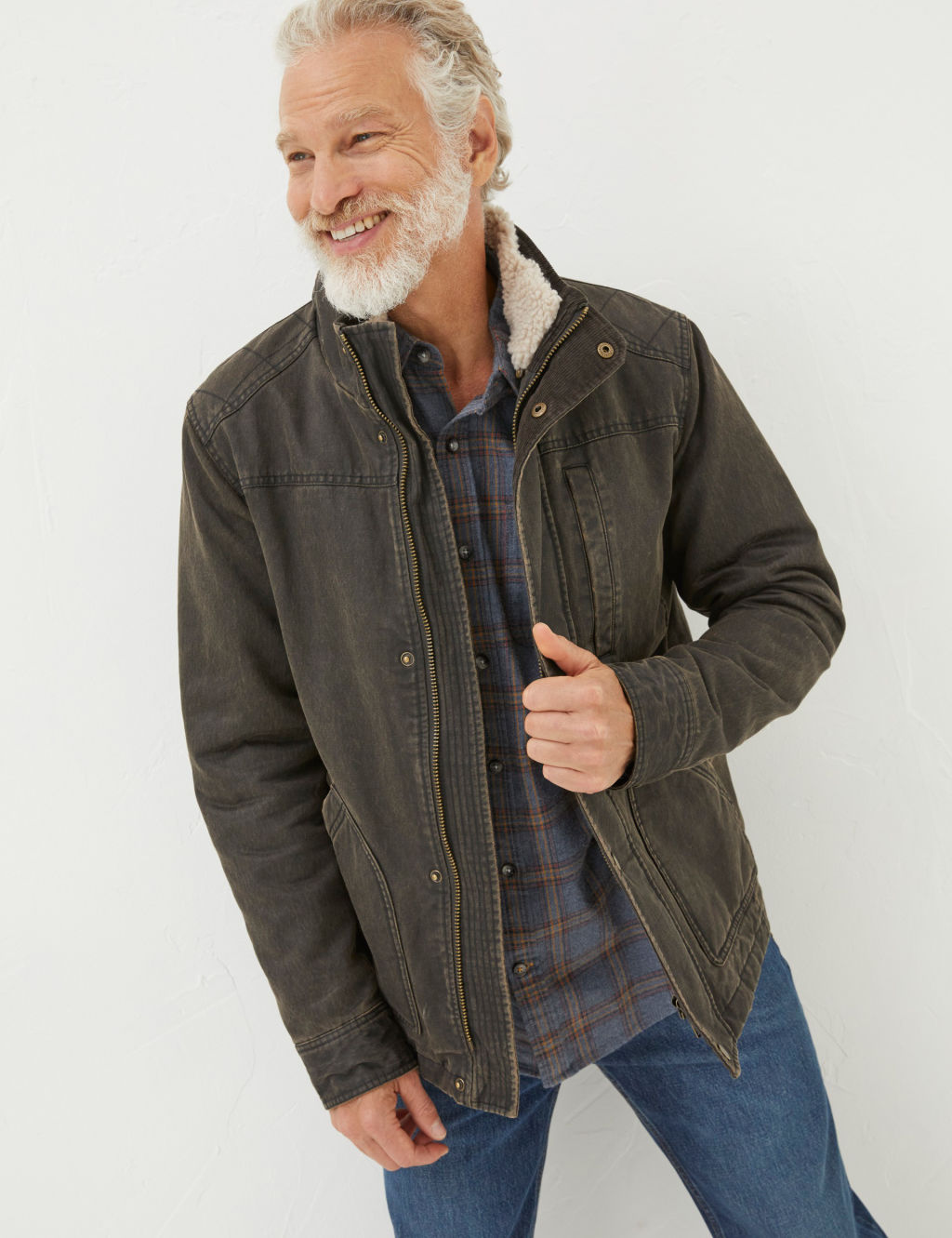 Men's Brown Coats & Jackets at M&S
