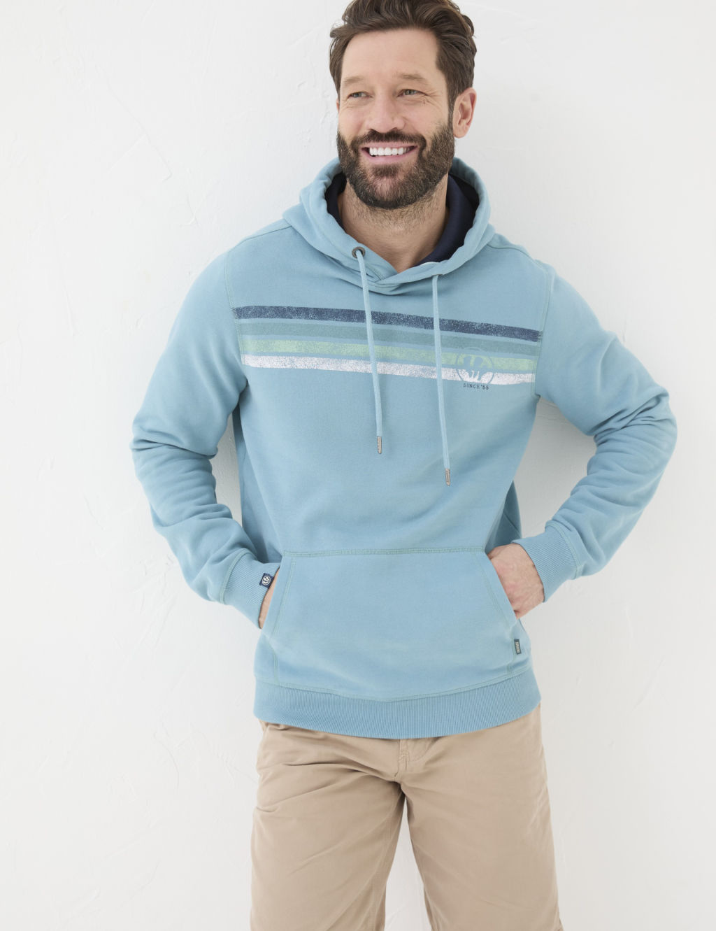 Men’s Blue Hoodies & Sweatshirts | M&S