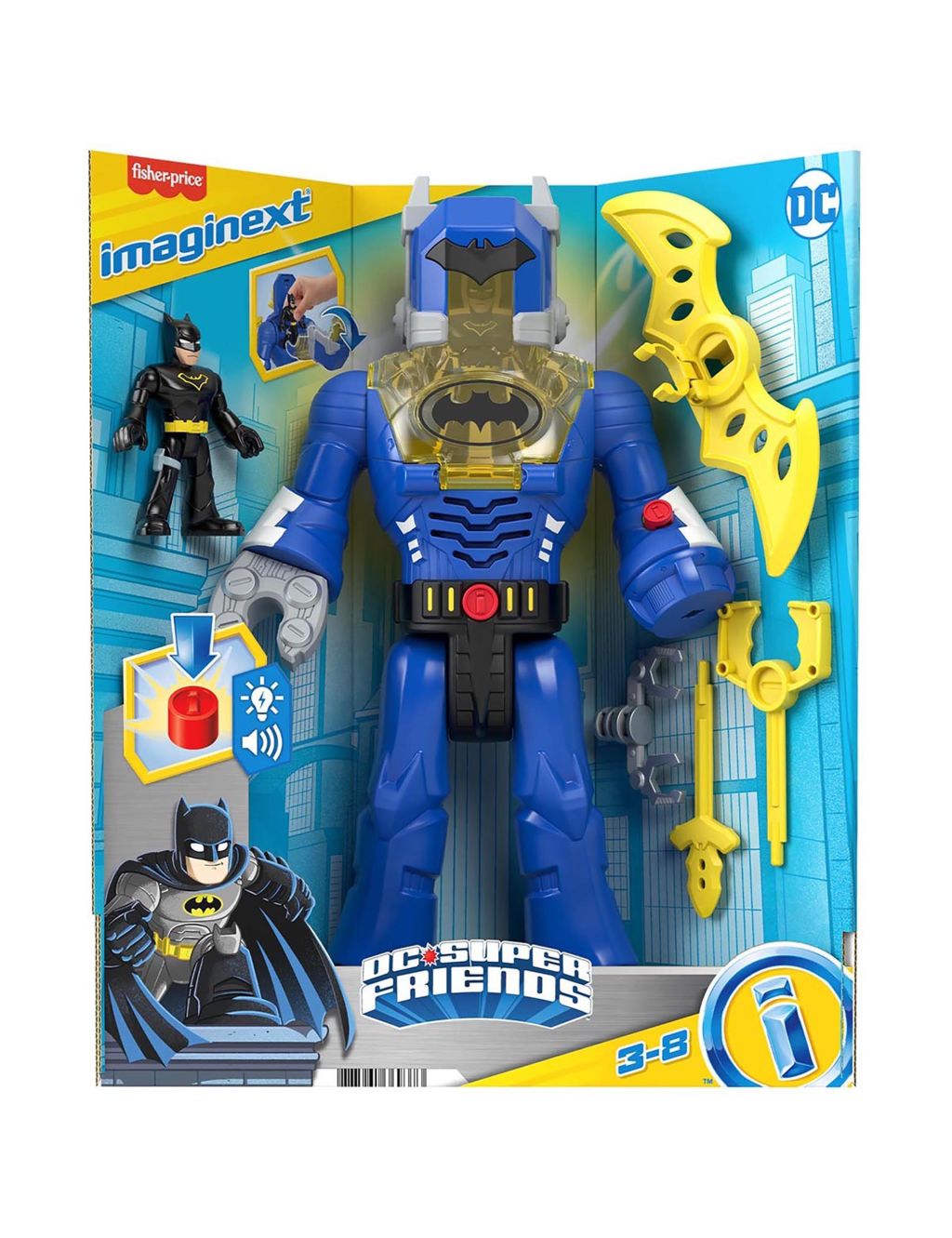 Batman Insider & Exosuit Robo Set (3-8 Yrs) | Batman | M&S