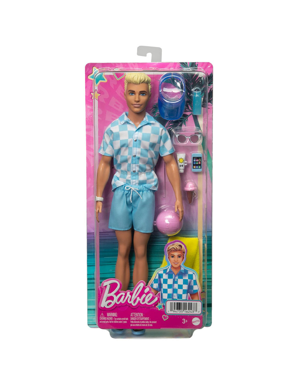 Barbie™ Beach Day Ken Doll (3-6 Yrs) | Barbie | M&S