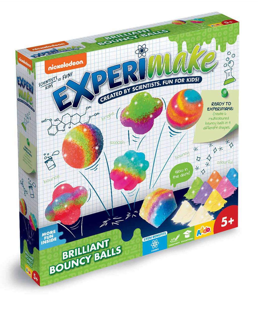 Nickelodeon Experimake Bouncing Balls (5 Yrs+) | Nickelodeon | M&S