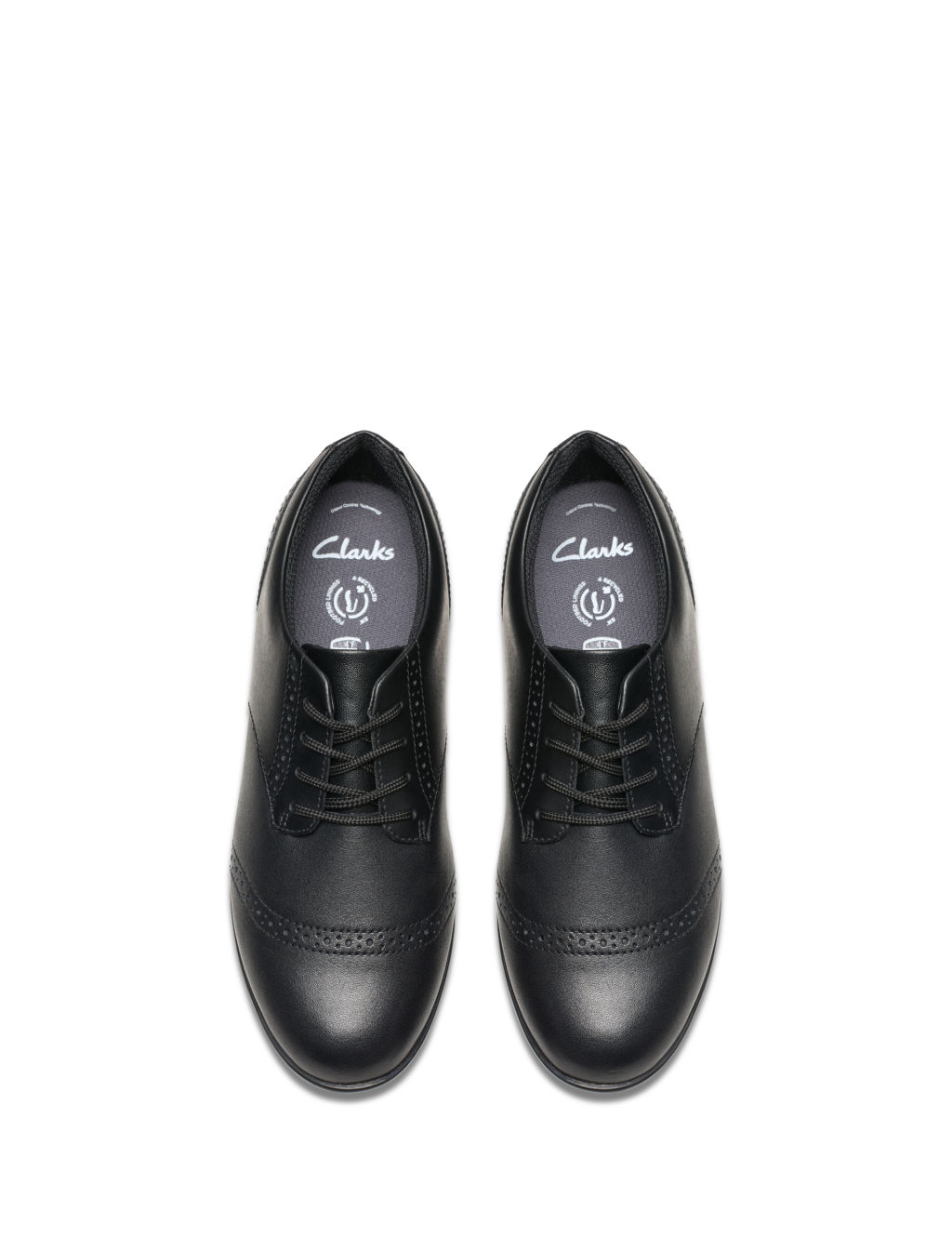 Kids' Leather Brogues (3 Large - 7 Large) | CLARKS | M&S