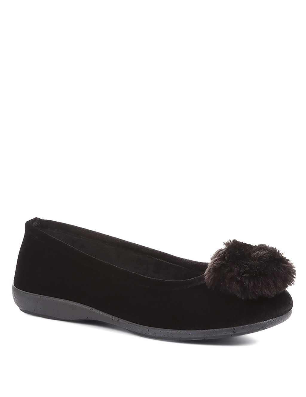 Pom Pom Ballerina Slippers | Jones Bootmaker | M&S