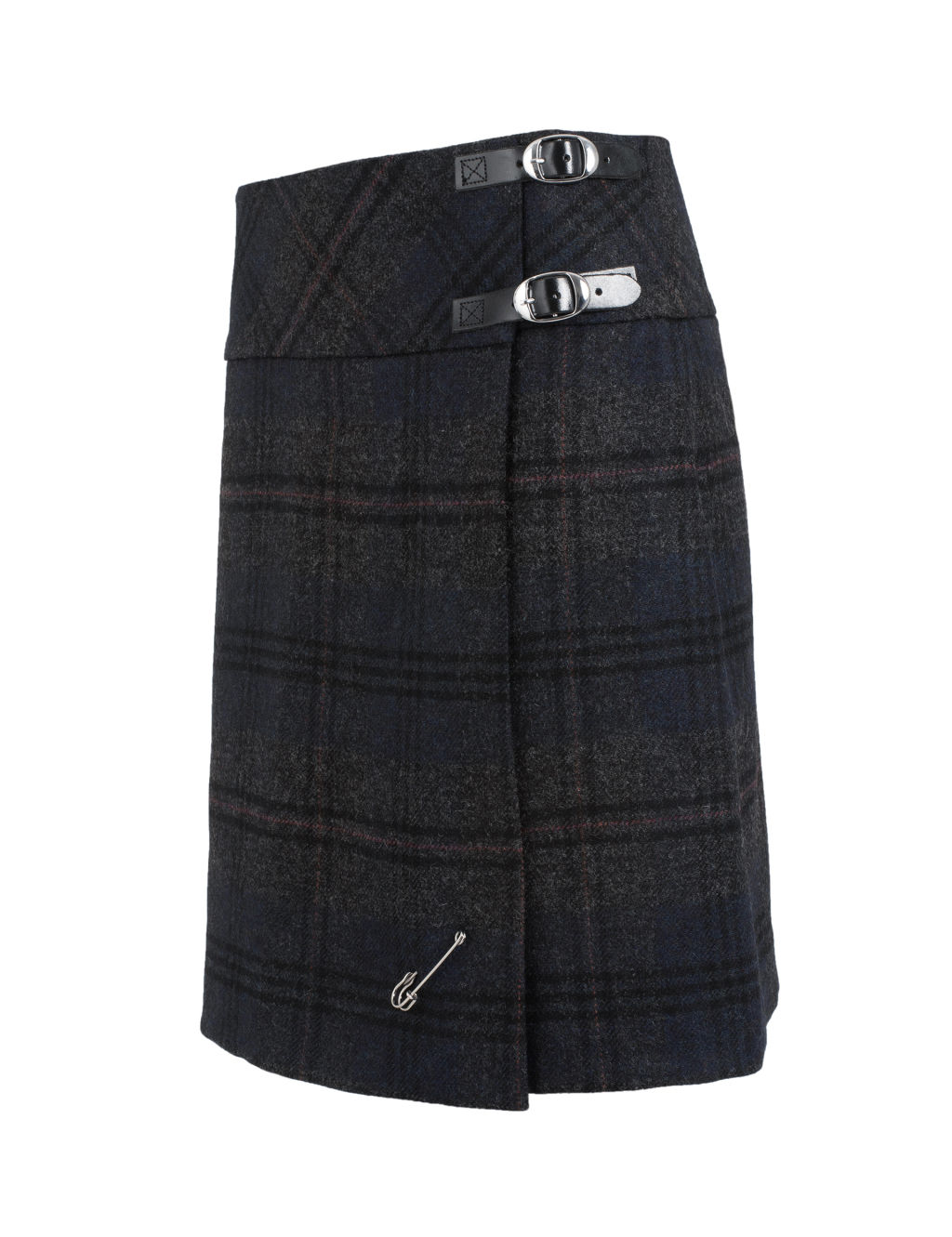 Pure Wool Checked Midi Pencil Skirt | Celtic & Co. | M&S
