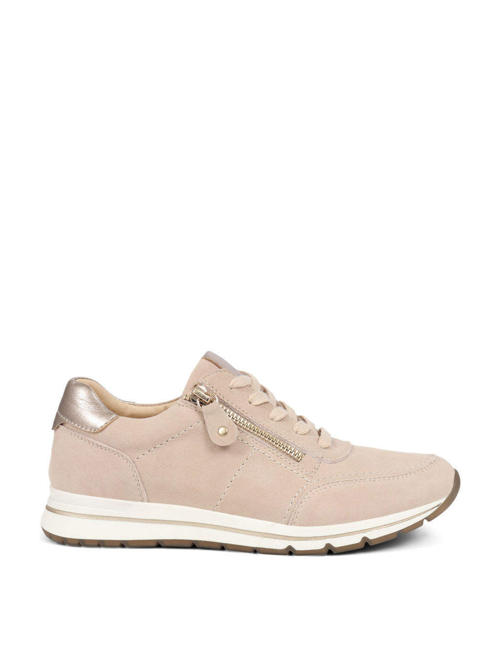 Suede Zip Trainer | Jones Bootmaker | M&S