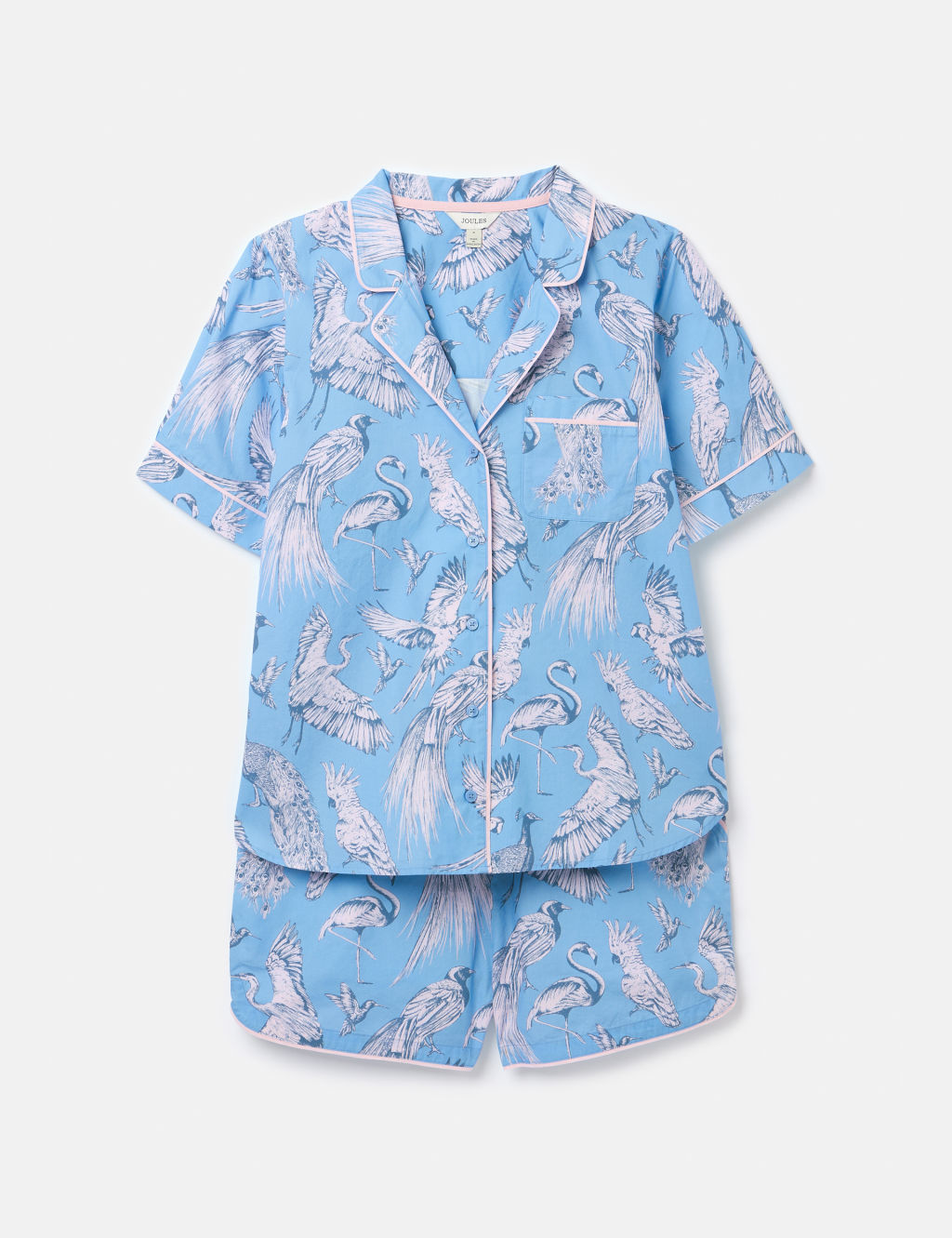 Pure Cotton Bird Print Pyjamas | Joules | M&S
