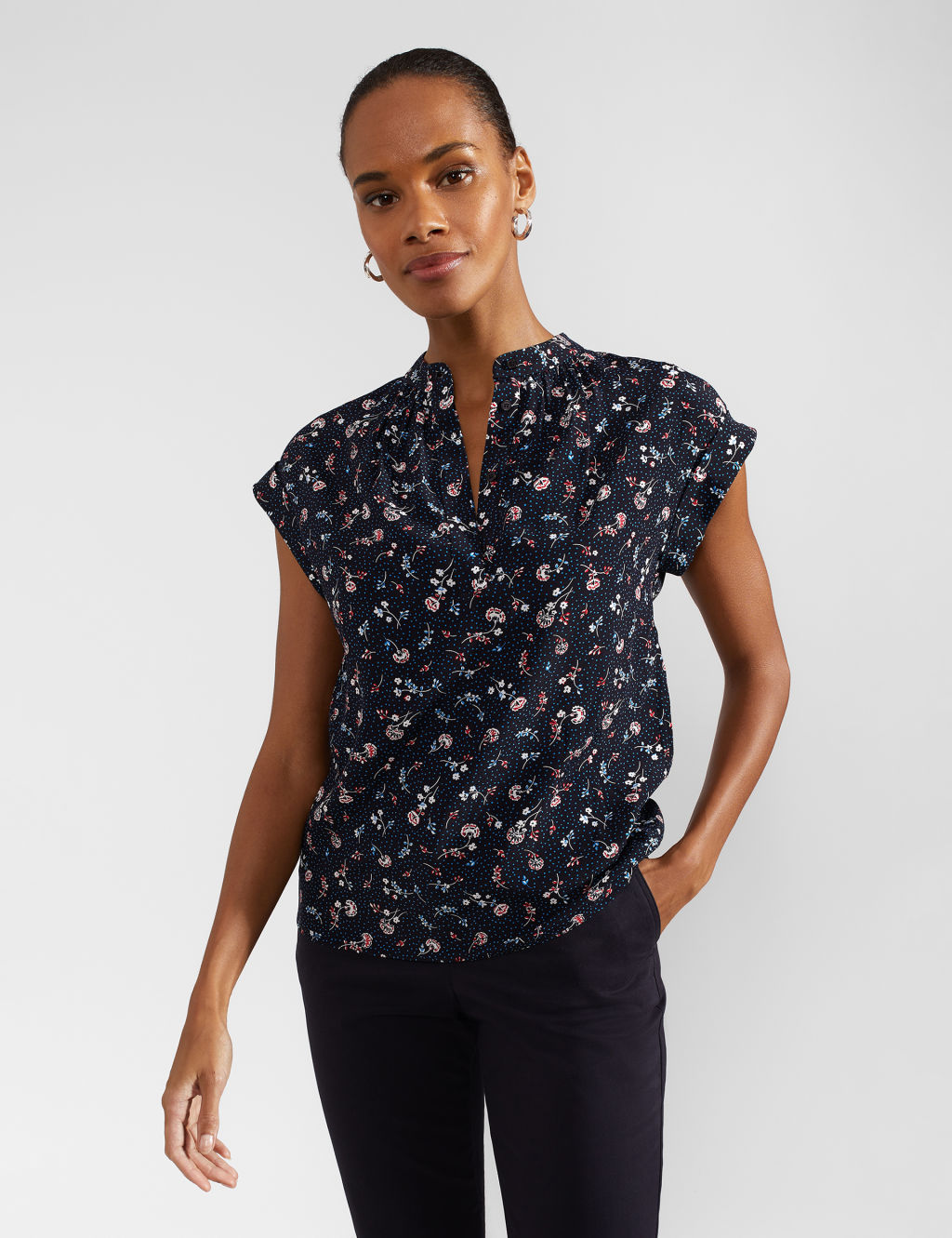 Women’s High-Neck Shirts & Blouses at M&S