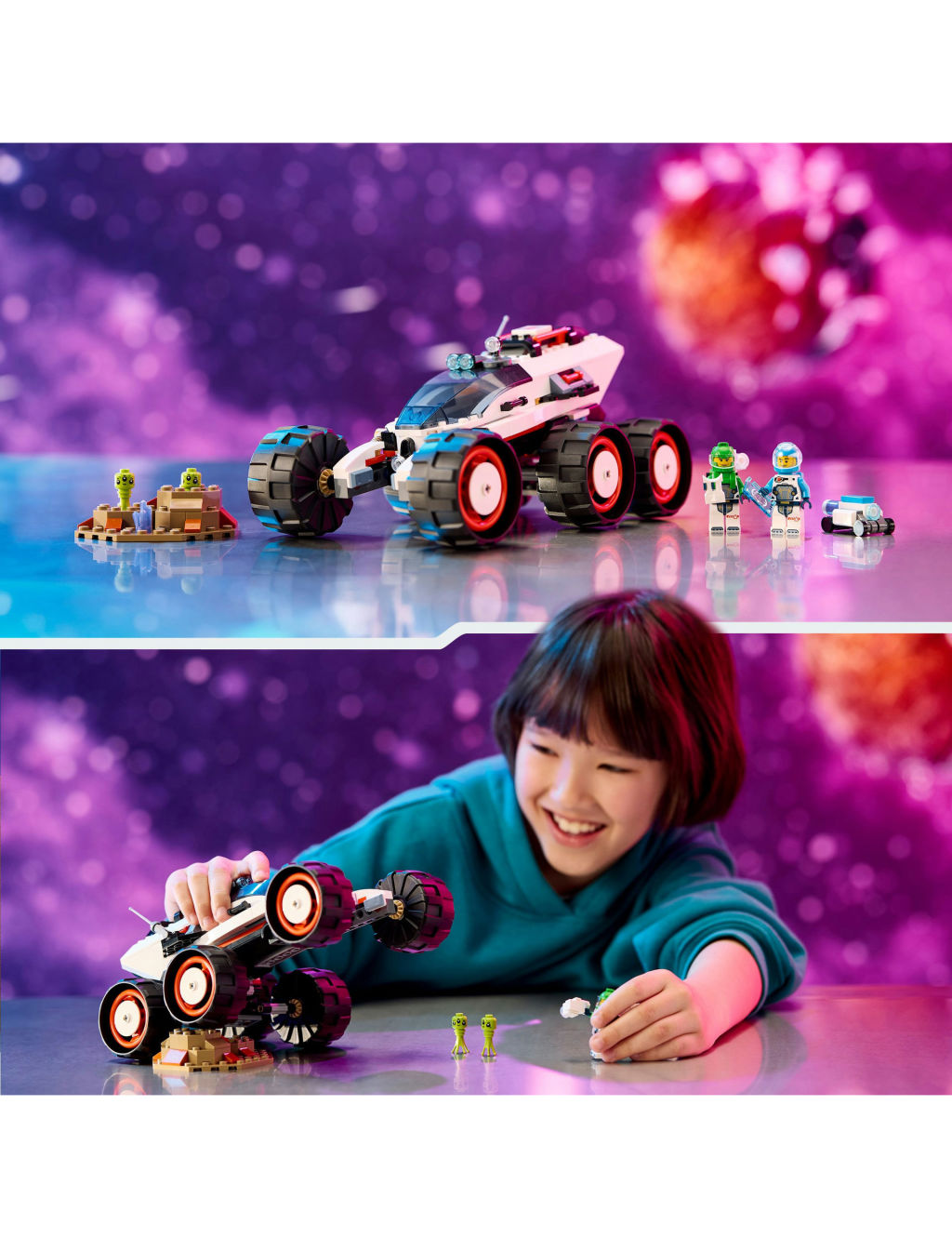 LEGO® City Space Explorer Rover and Alien Life 60431 (6+ Yrs) | Lego | M&S