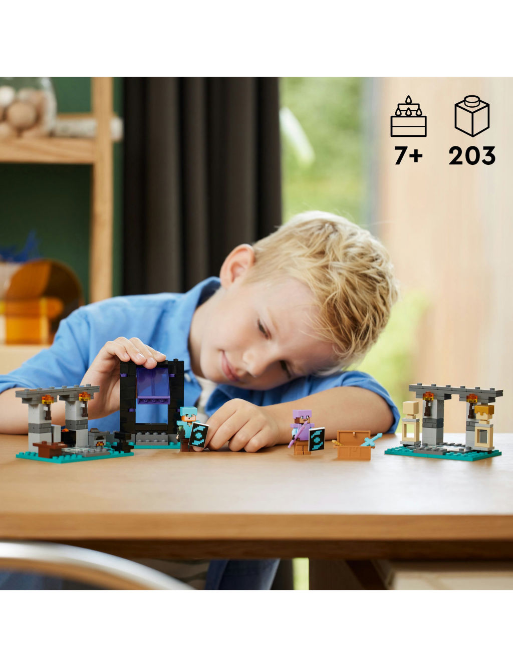 LEGO® Minecraft® The Armoury Building Adventure 21252 (7+ Yrs) | Lego | M&S