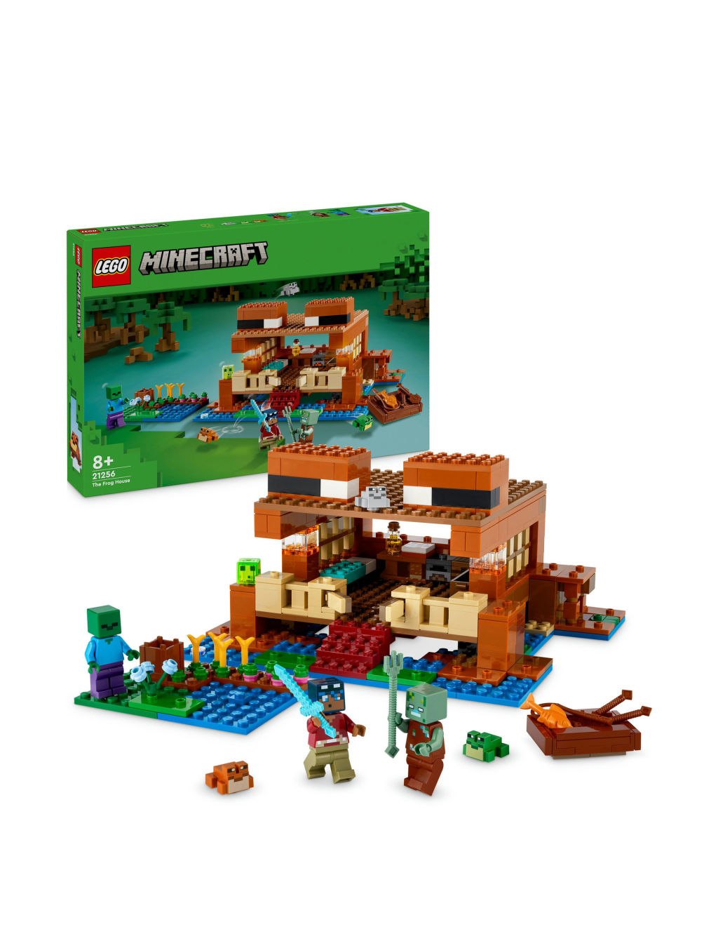 LEGO Minecraft The Frog House Toy with Animals 21256 (8+ Yrs) | Lego | M&S