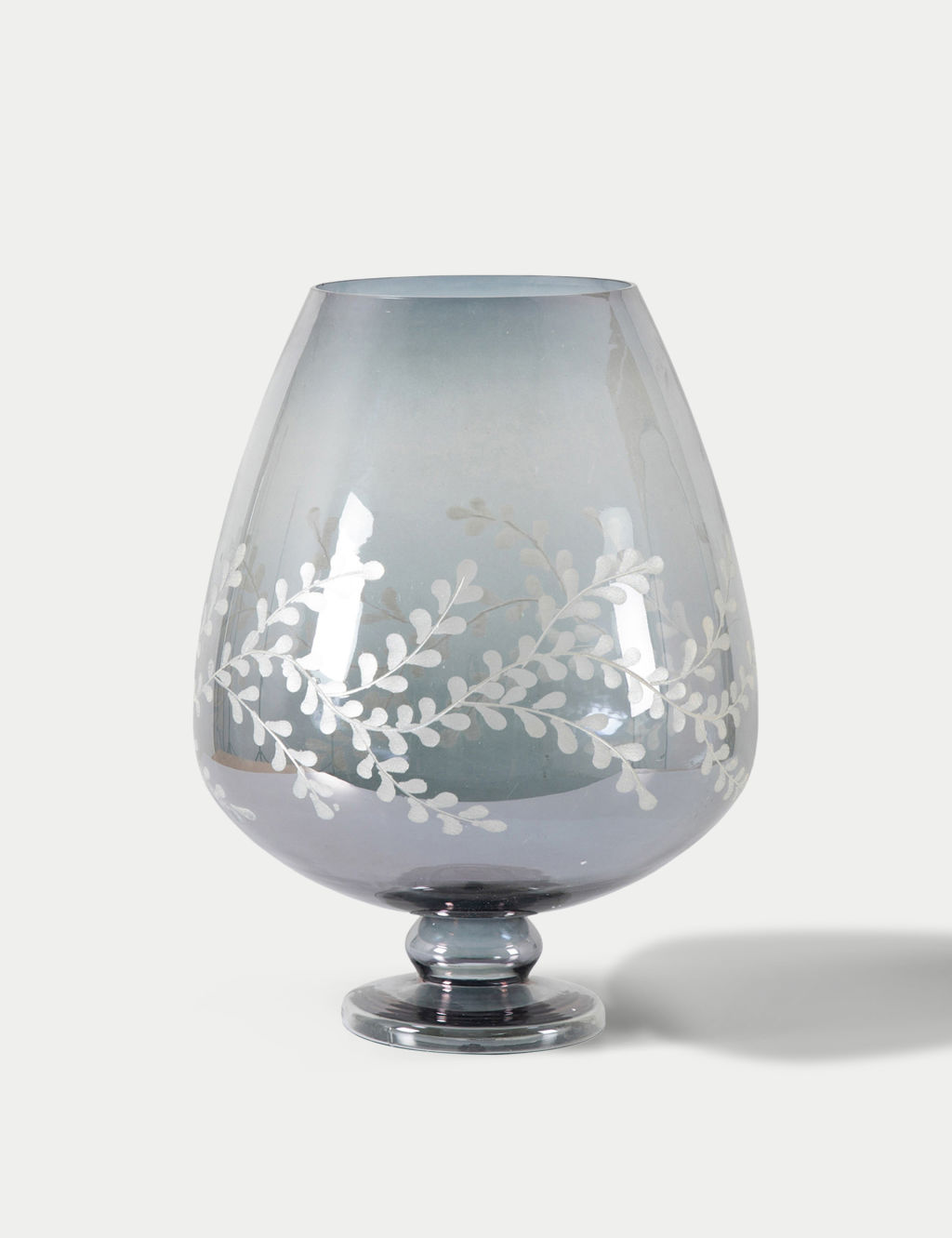 Eva Etched Hurricane Vase | Gallery Home | M&S