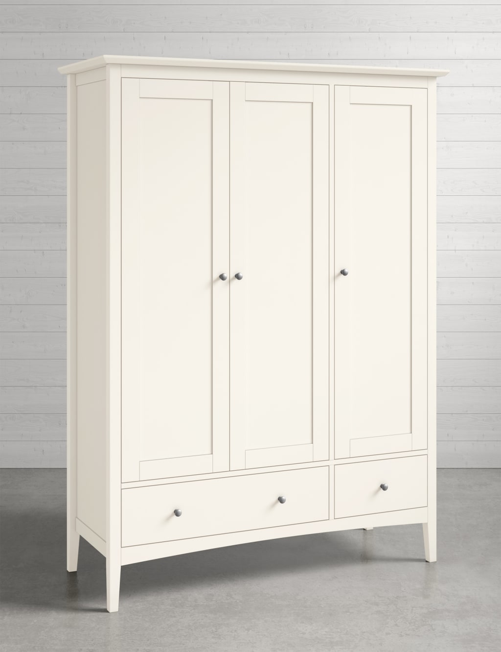 Hastings ivory double wardrobe store