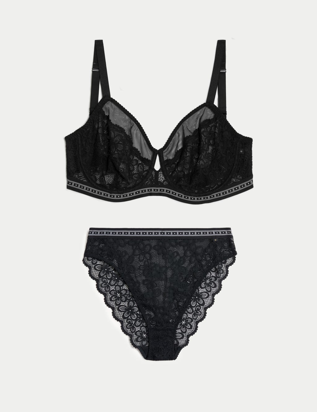 Cleo Lace Wired Minimiser Bra Set | M&S