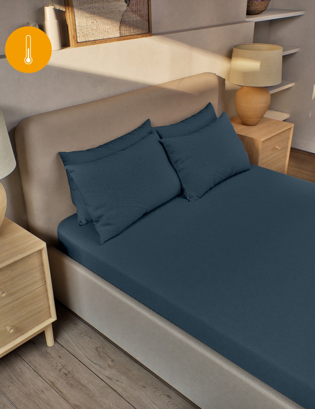 Blue Bed Sheets at M&S