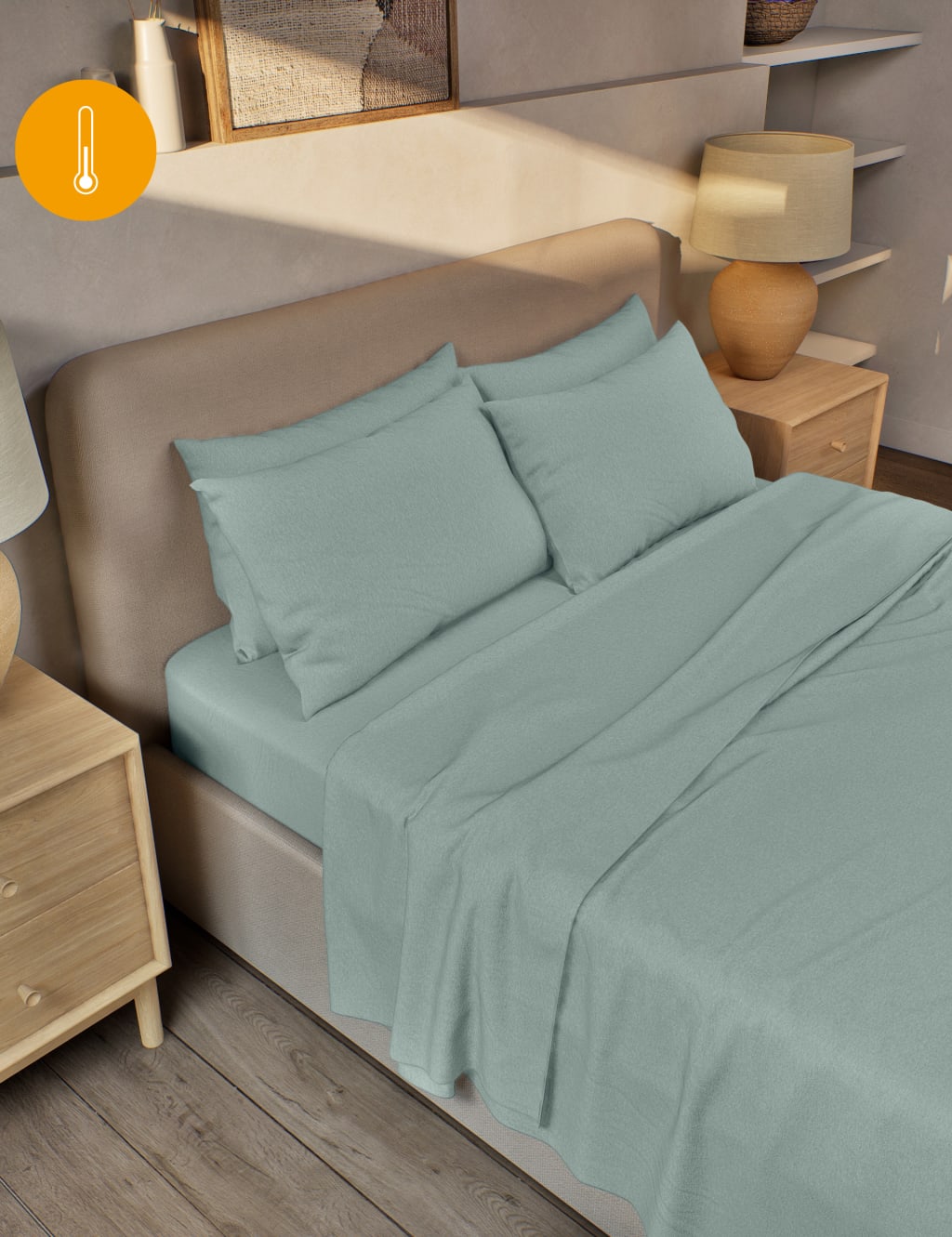 Blue Bed Sheets at M&S