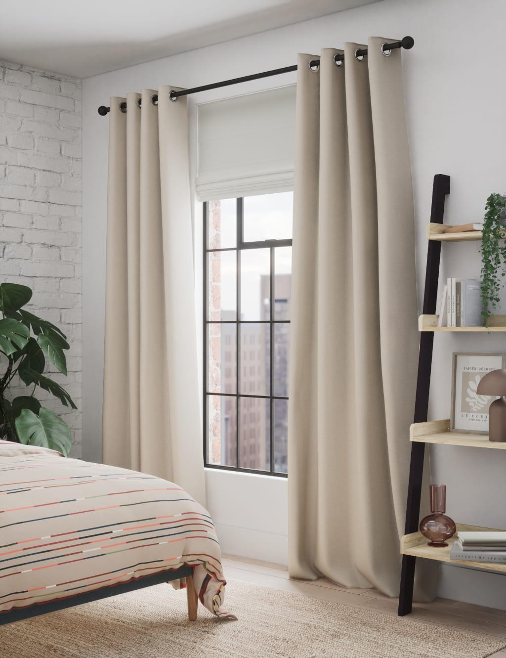 Ready-Made Cotton Curtains at M&S