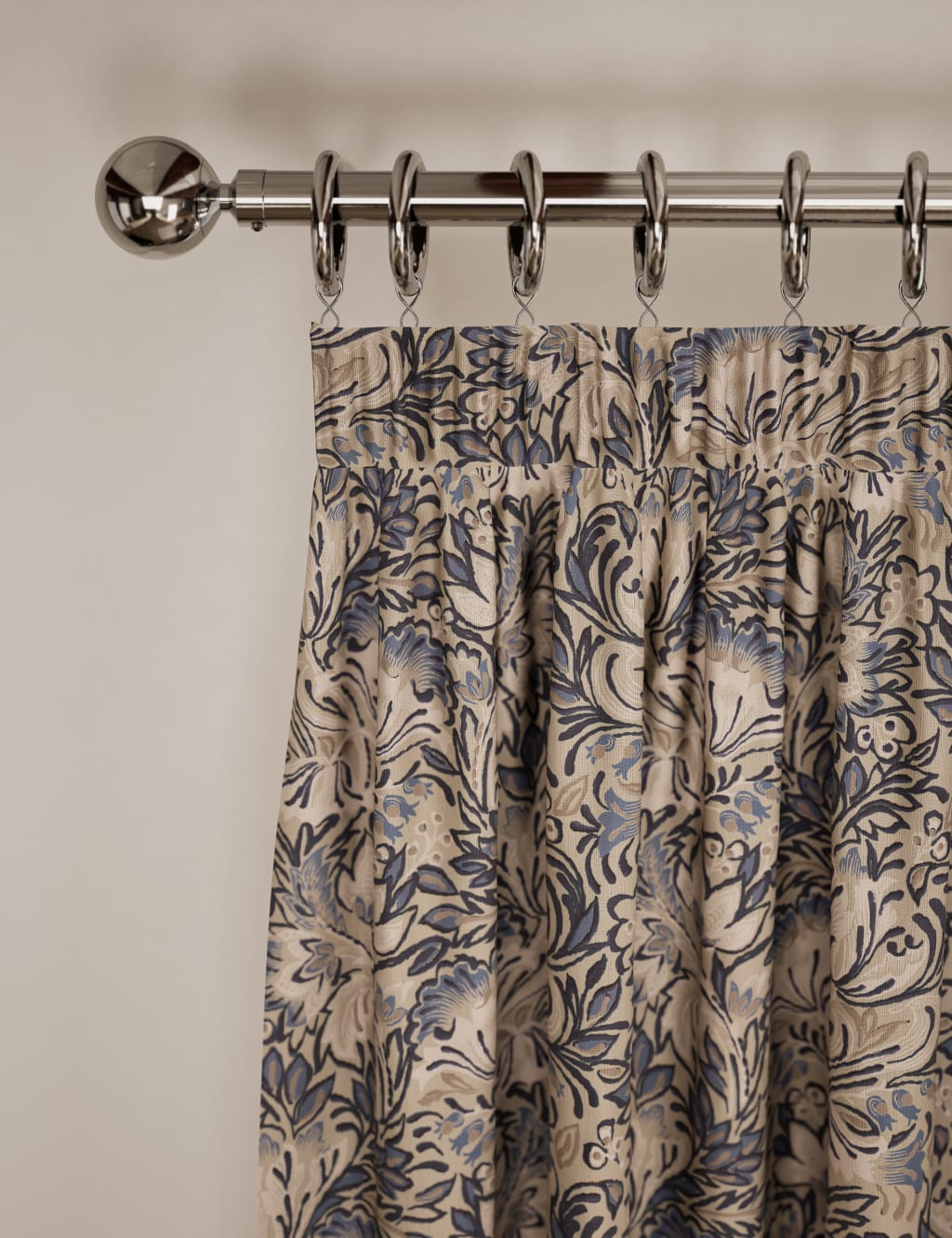 Ready-Made Pencil Pleat Curtains at M&S