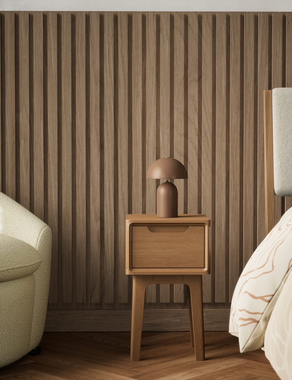 Nord 1 Drawer Side Table | M&S