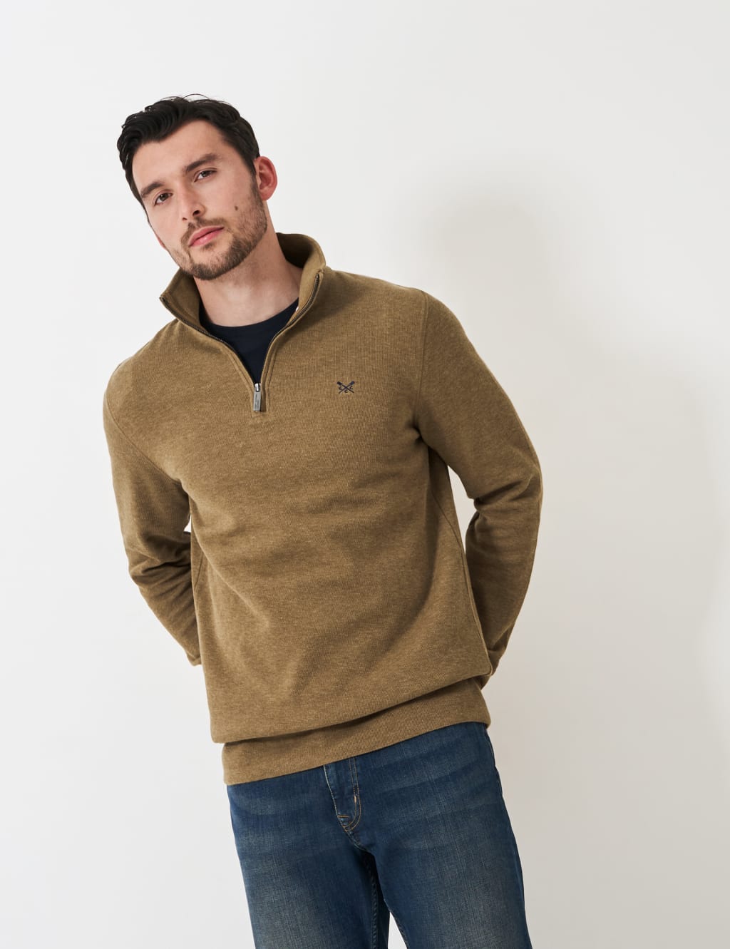 Men’s Half-Zip Sweatshirts & Hoodies at M&S