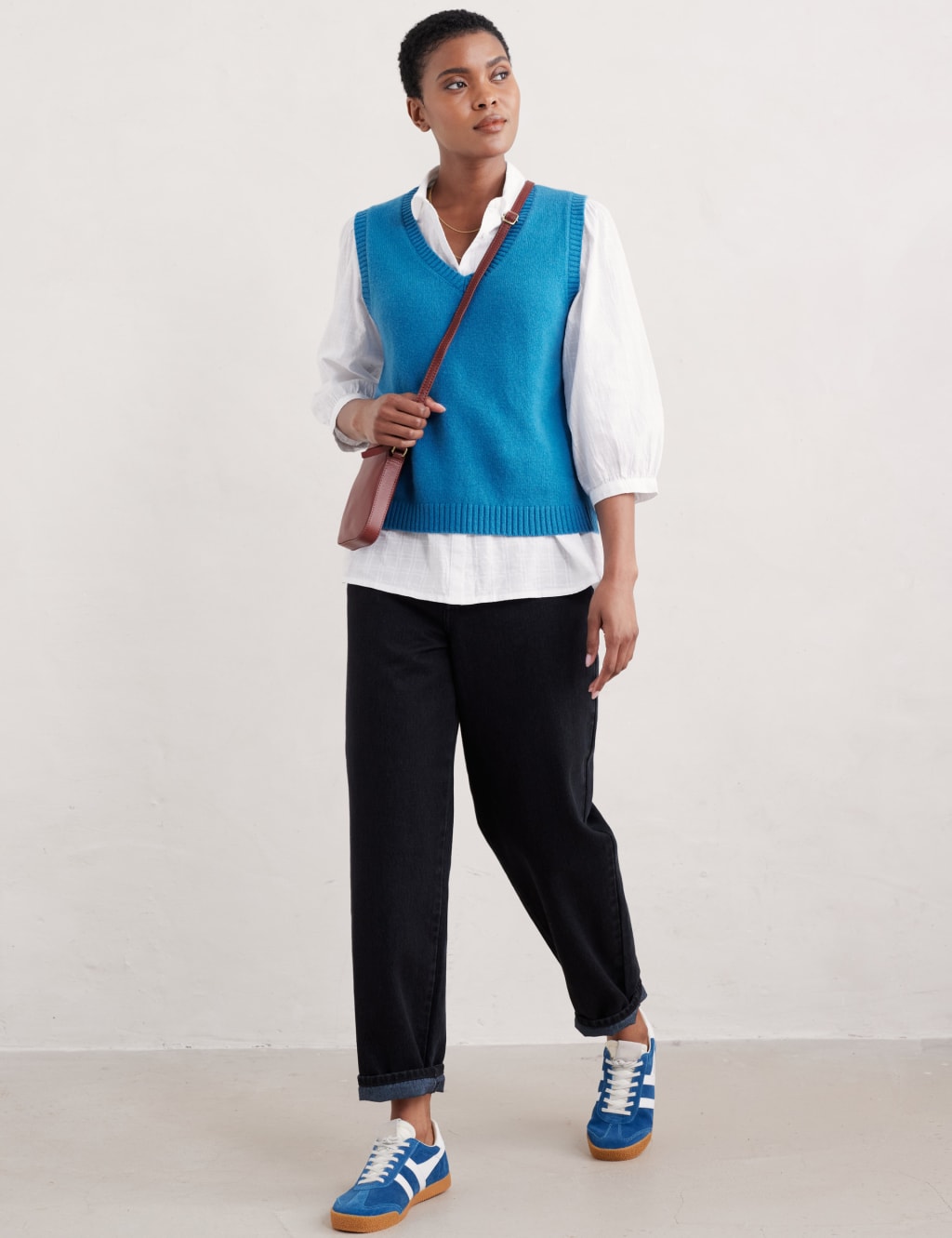 Women’s V-Neck Vests at M&S
