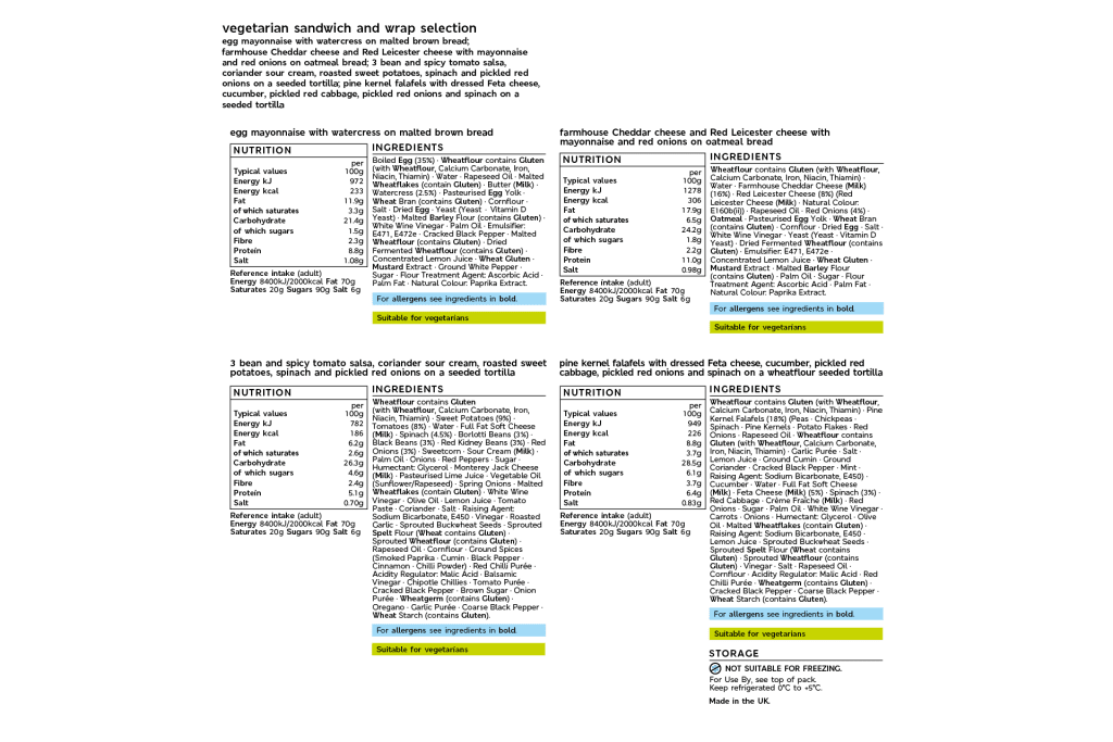 Vegetarian Sandwich & Wrap Selection (20 Pieces) | M&S