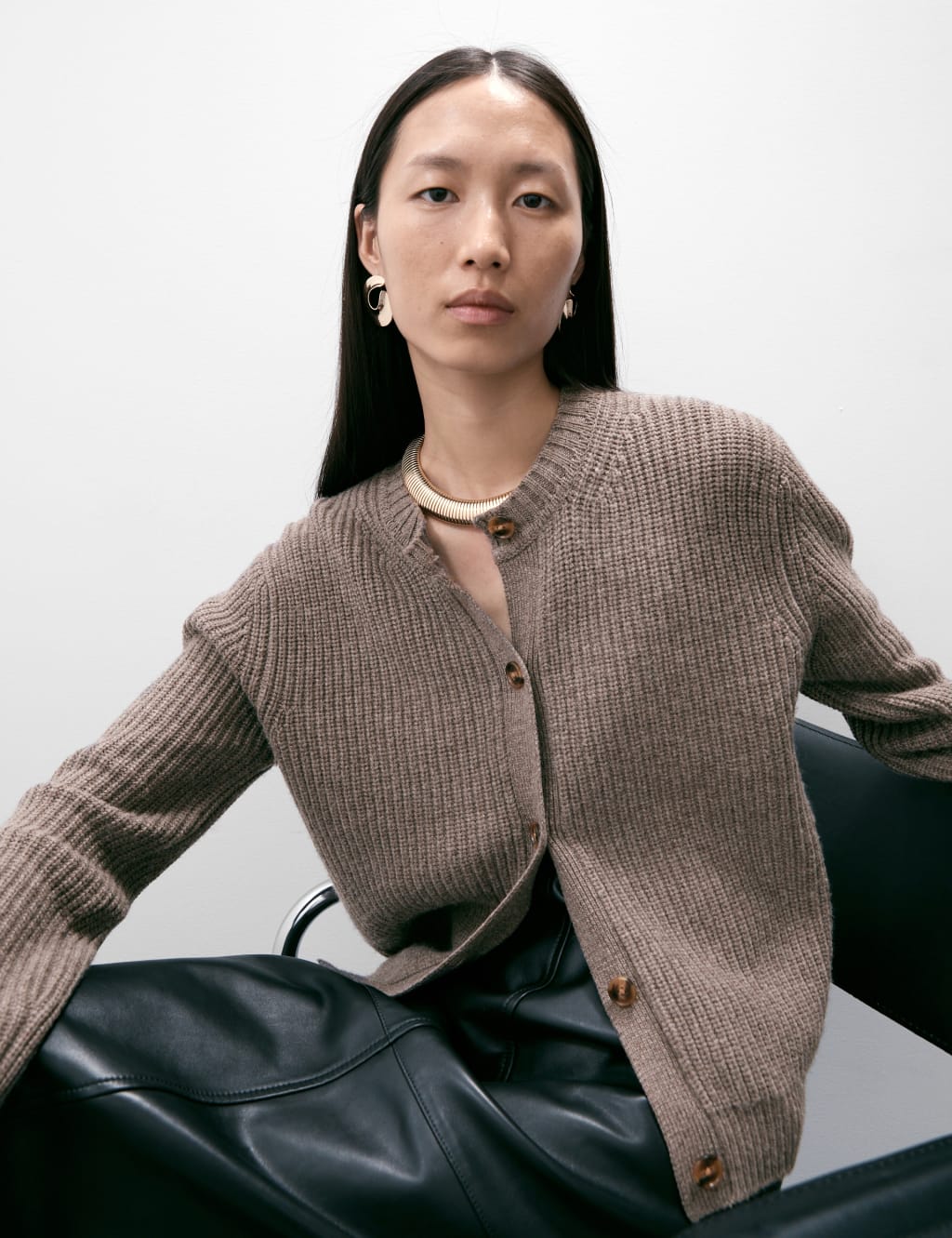 Women’s Merino Wool Cardigans at M&S