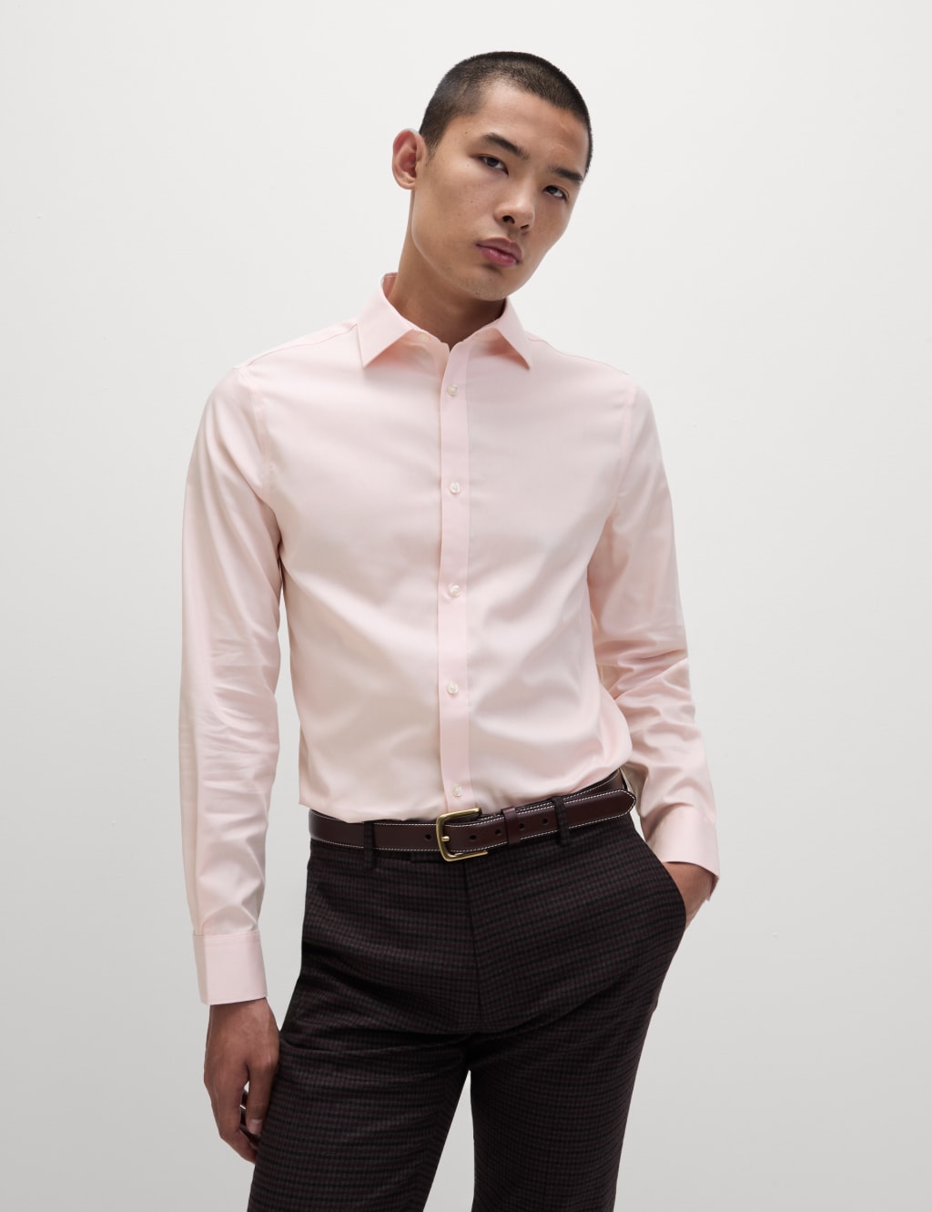 Men's Slim Fit Formal Shirts at M&S
