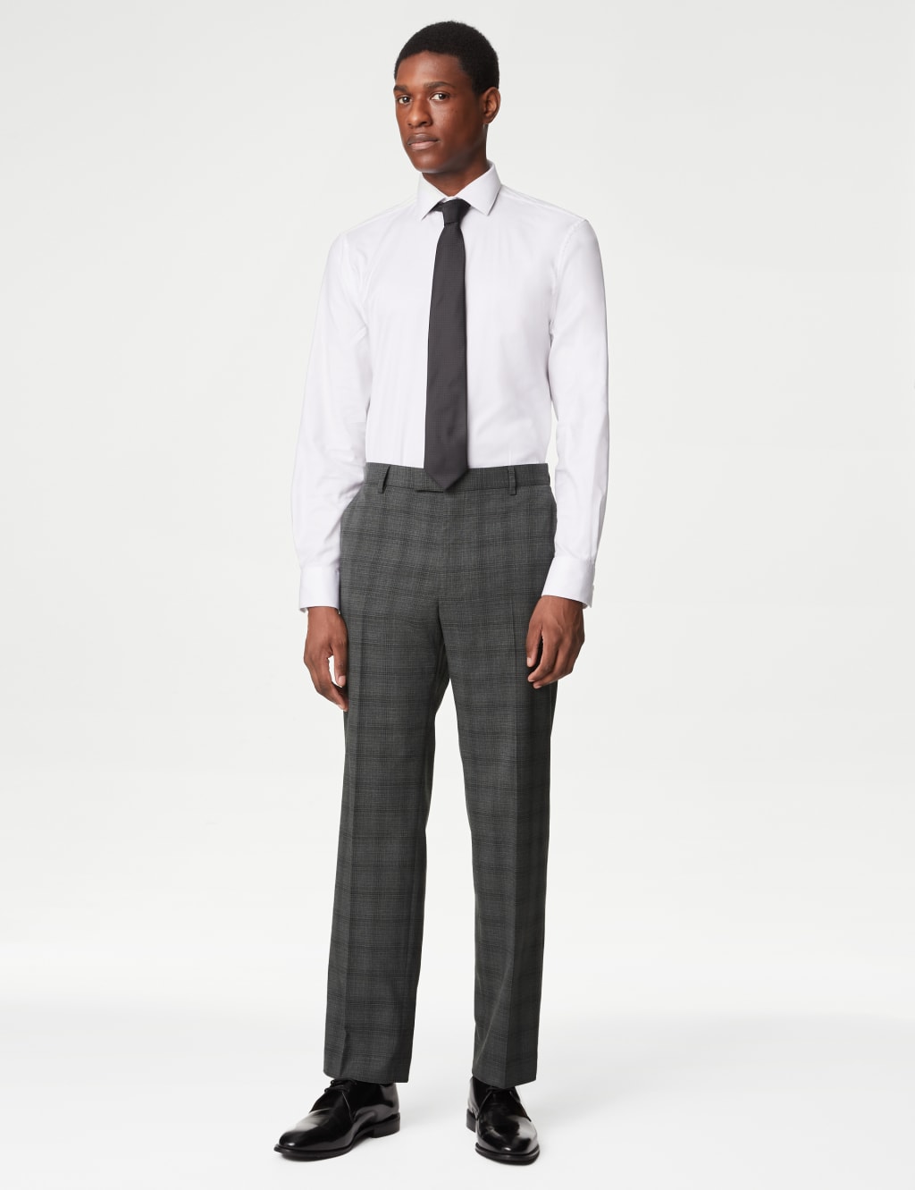 Men's Checked Trousers at M&S