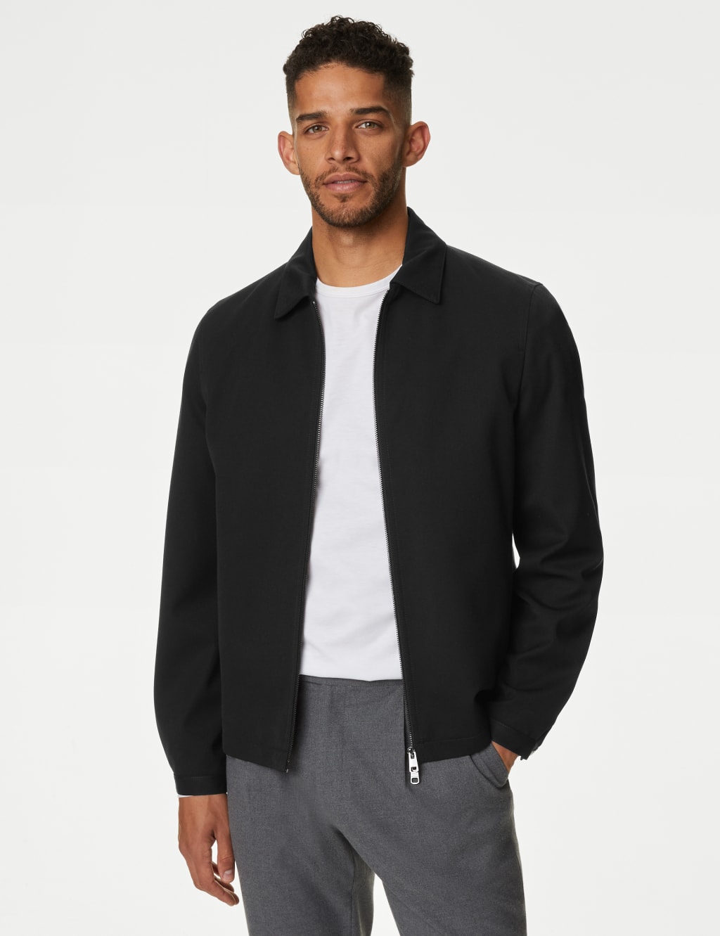 Men's Harrington Jackets at M&S