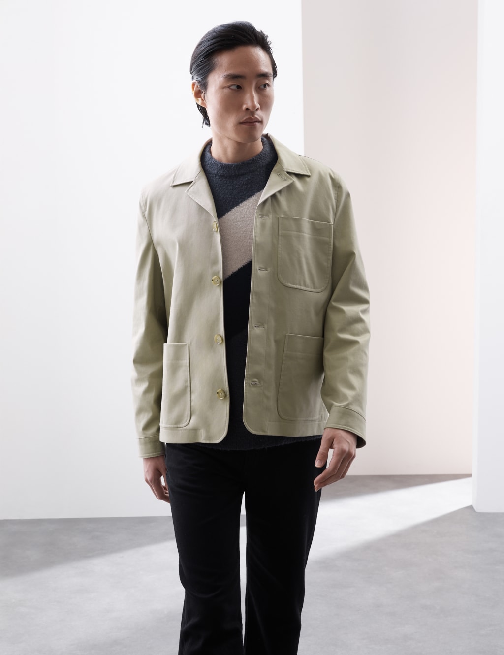 Men’s Beige Coats & Jackets at M&S