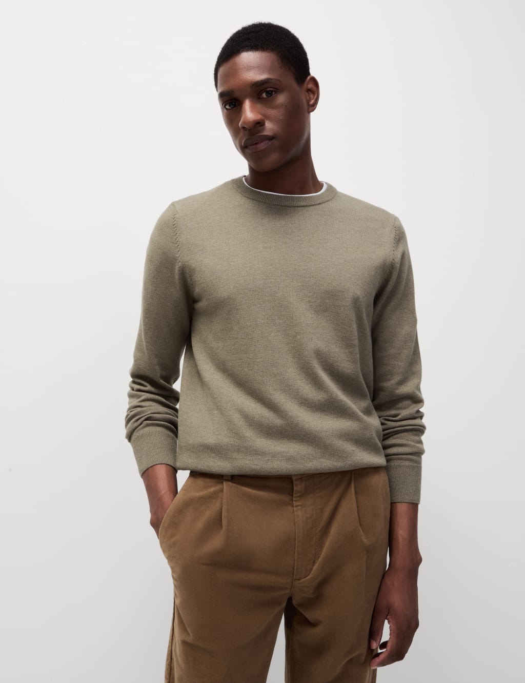 Men's Cotton Jumpers at M&S