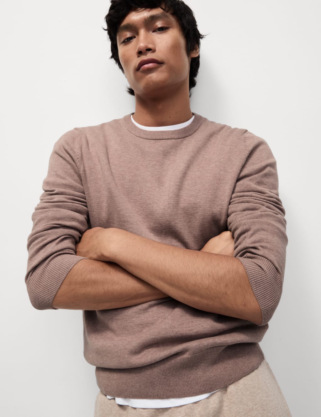 Men's Cotton Jumpers at M&S