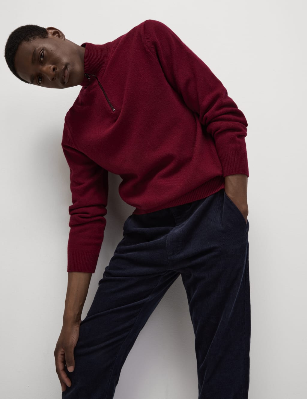 Men’s Red Jumpers at M&S