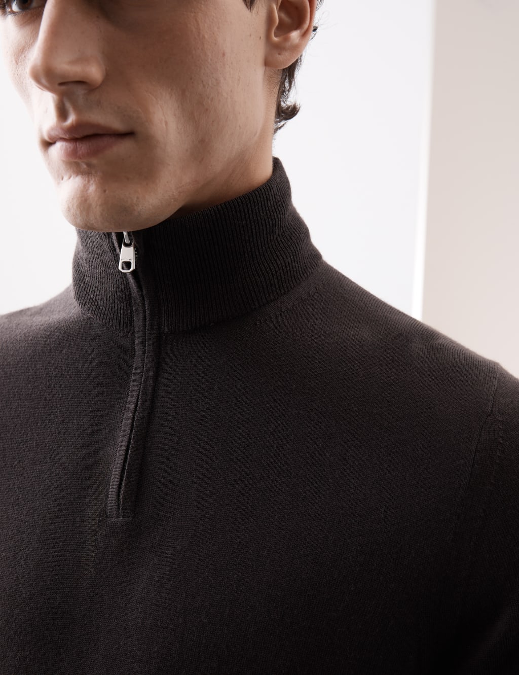 Men's Half-Zip Jumpers at M&S