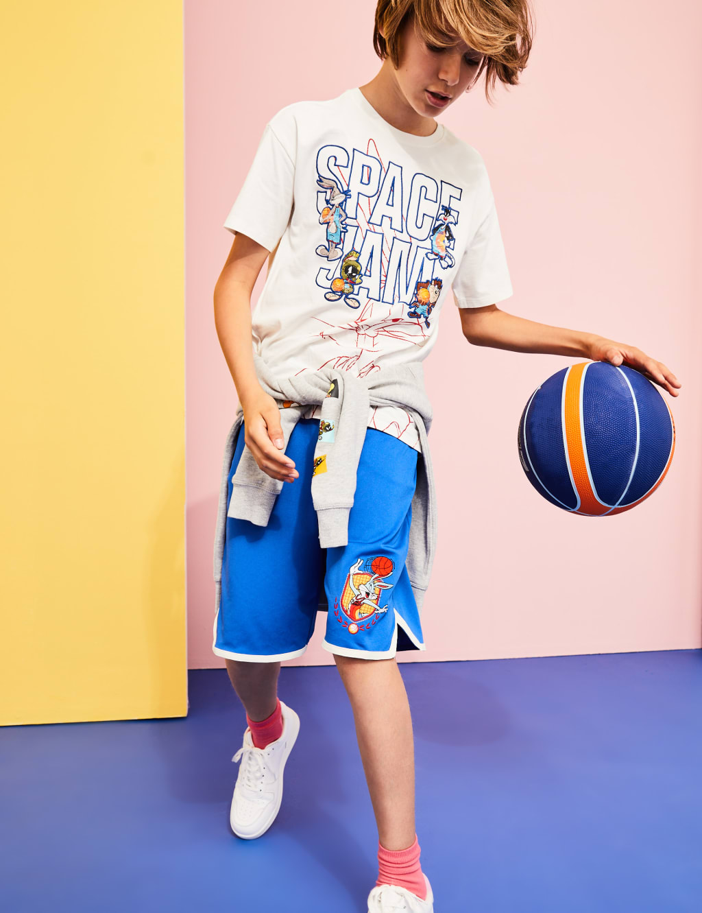 Space Jam: A New Legacy™ Cotton Shorts (6-16 Yrs) | M&S IE