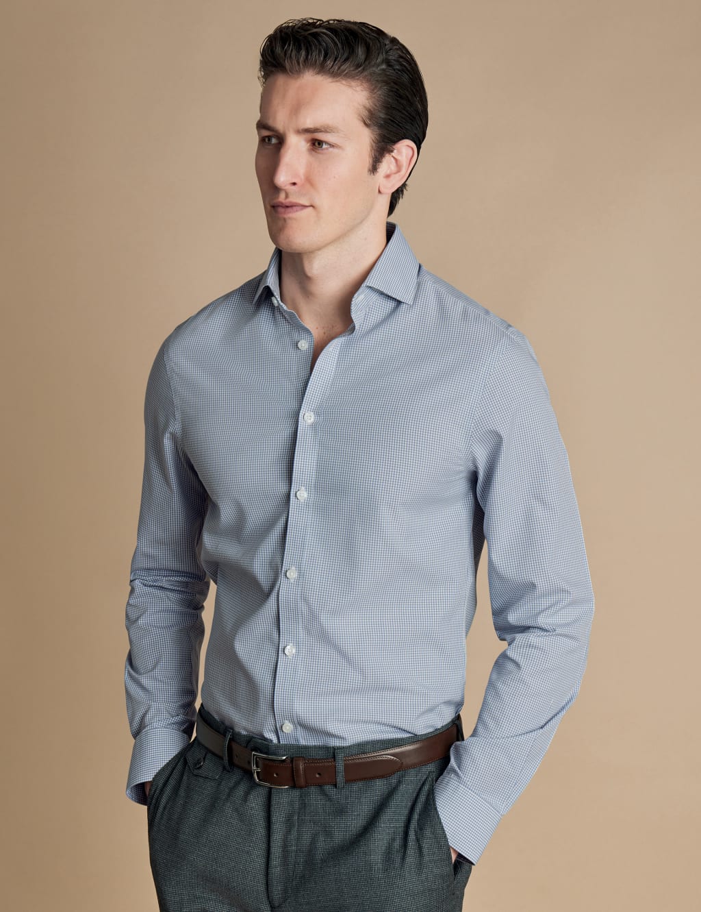 Men's Grey Shirts at M&S