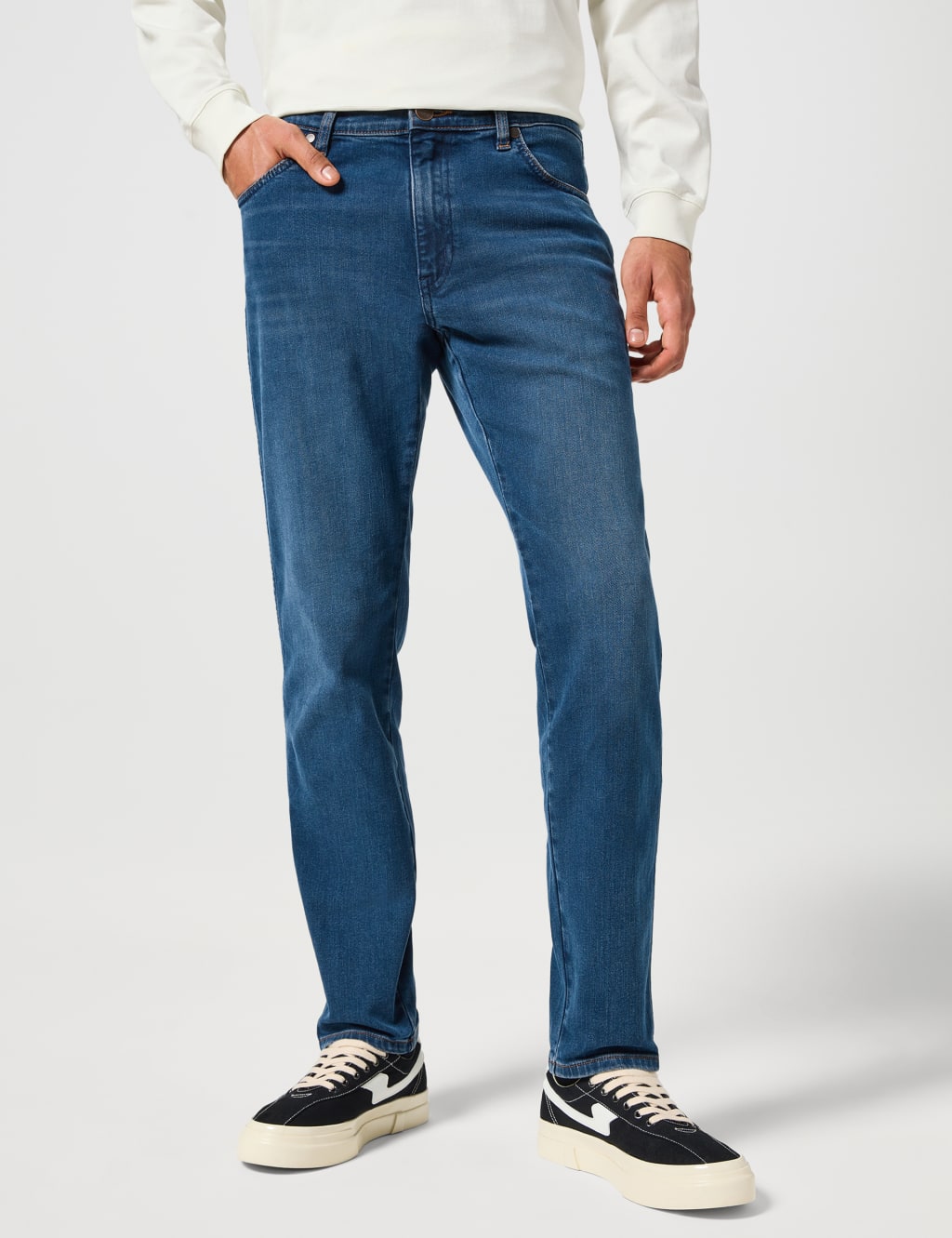 Men's Tapered Fit Jeans at M&S