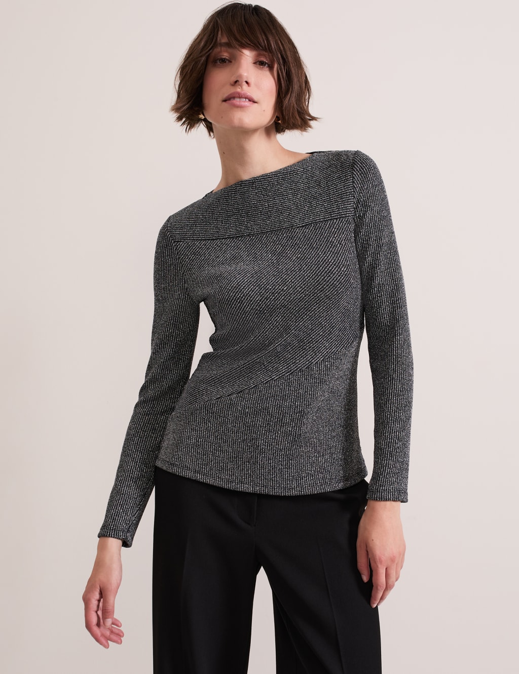Ribbed Tops for Women at M&S