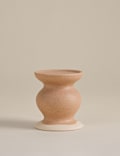 Shaped Ceramic Pillar Candle Holder | Candle Holders | M&S AU