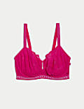 Cleo Lace Wired Balcony Bra (F-H) | HOT PINK | Bras | M&S US