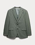 Italiaanse-wolrijk tweed colbert met elegante snit | GREEN | Jasjes | M ...