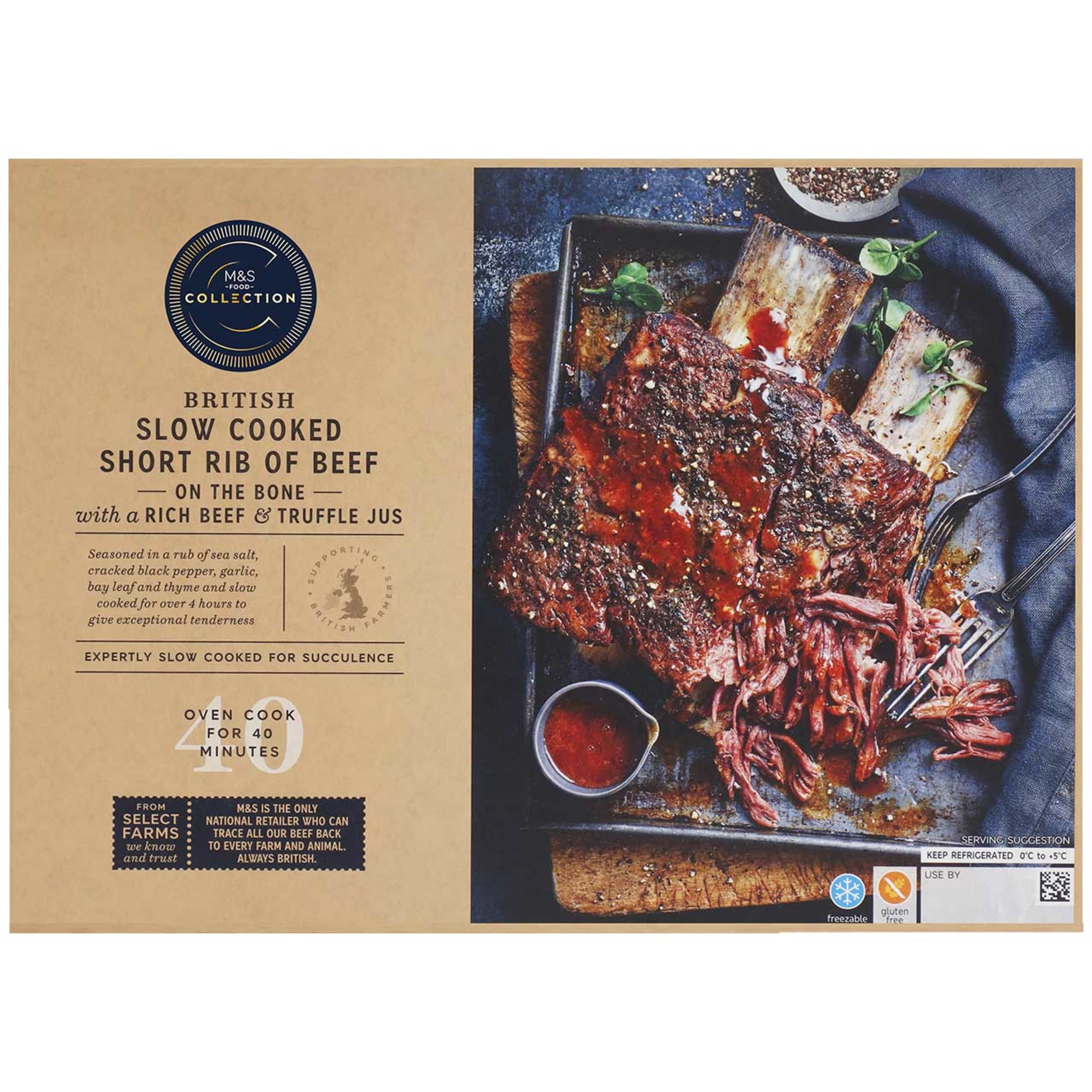 British Slow Cooked Short Rib of Beef | M&S