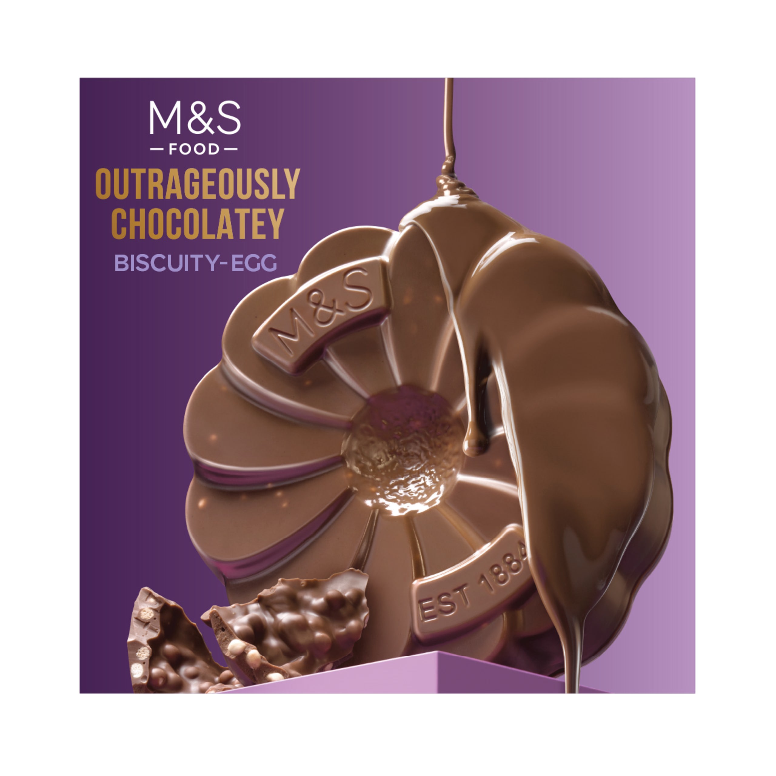 Outrageously Chocolatey Biscuity-Egg | M&S