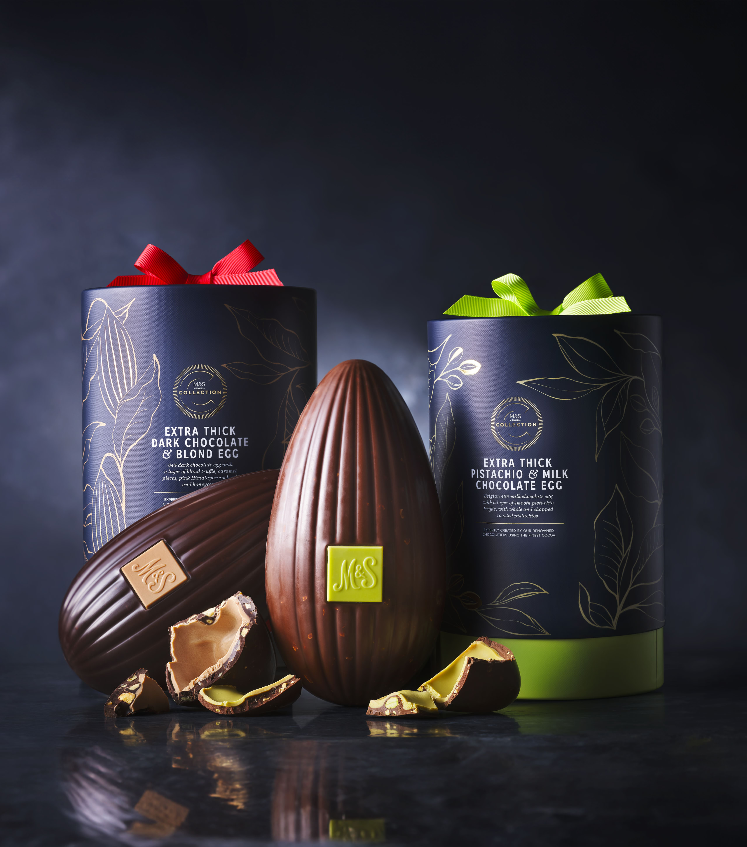 Collection Extra Thick Pistachio and Milk Chocolate Egg | M&S
