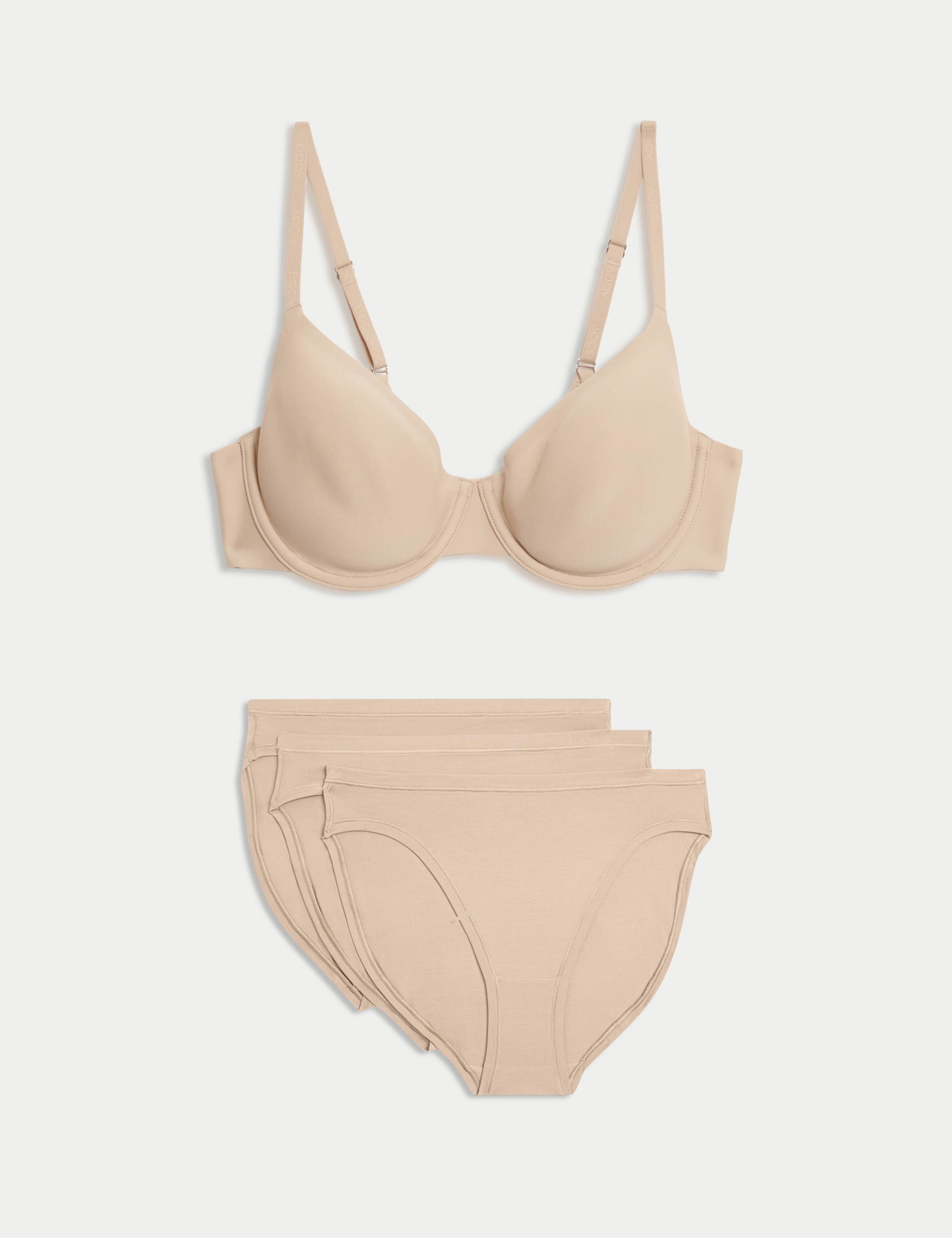 Flexifit™ Wired Demi Cup Bra Set A-E | M&S